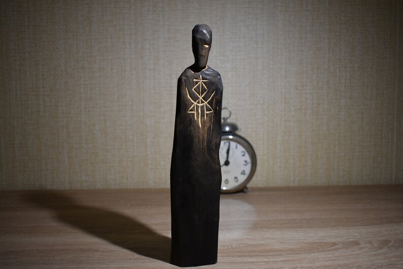 Dark Goddess With Sigil Witch Figurine - Etsy