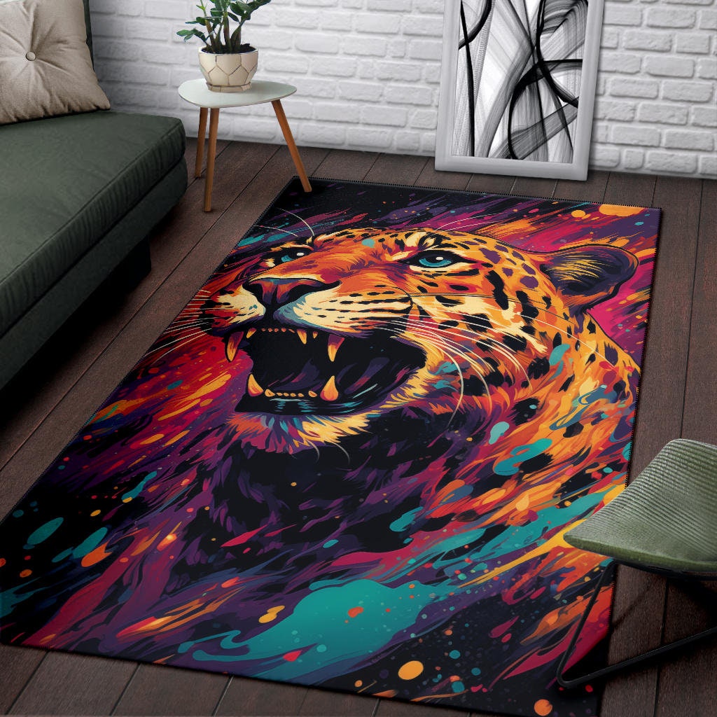 Cheetah Rug, Cheetah Trippy Rug, Cheetah Gifts, Cheetah Decor - Etsy
