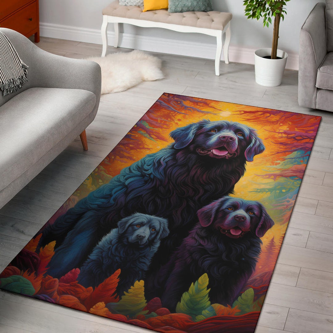 Newfoundland Rug, Newfoundland Trippy Rug, Newfoundland Gifts ...