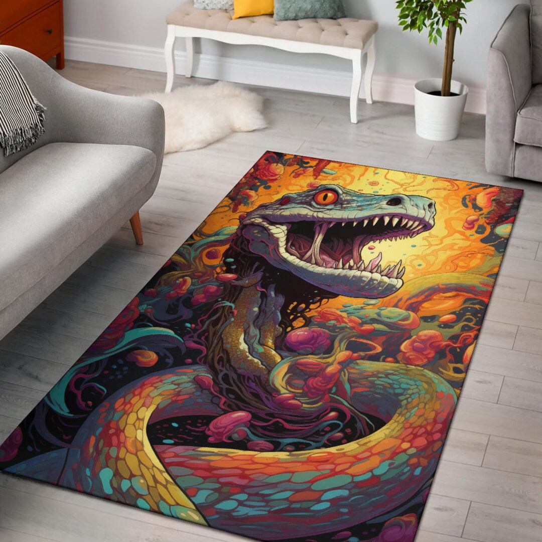 Moray Eel Giant Rug, Moray Eel Giant Trippy Rug, Moray Eel Giant Gifts ...