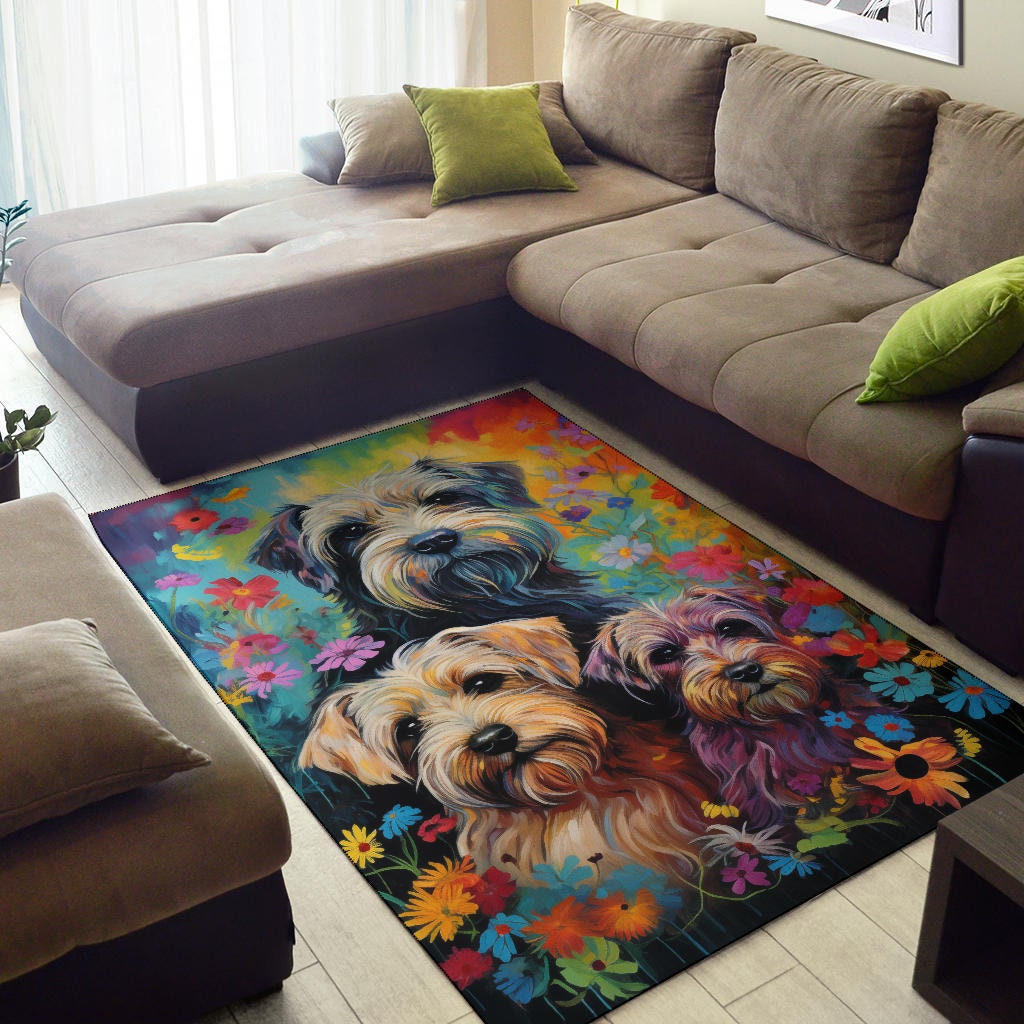 Glen of Imaal Terrier Rug, Glen of Imaal Terrier Trippy Rug, Glen of ...