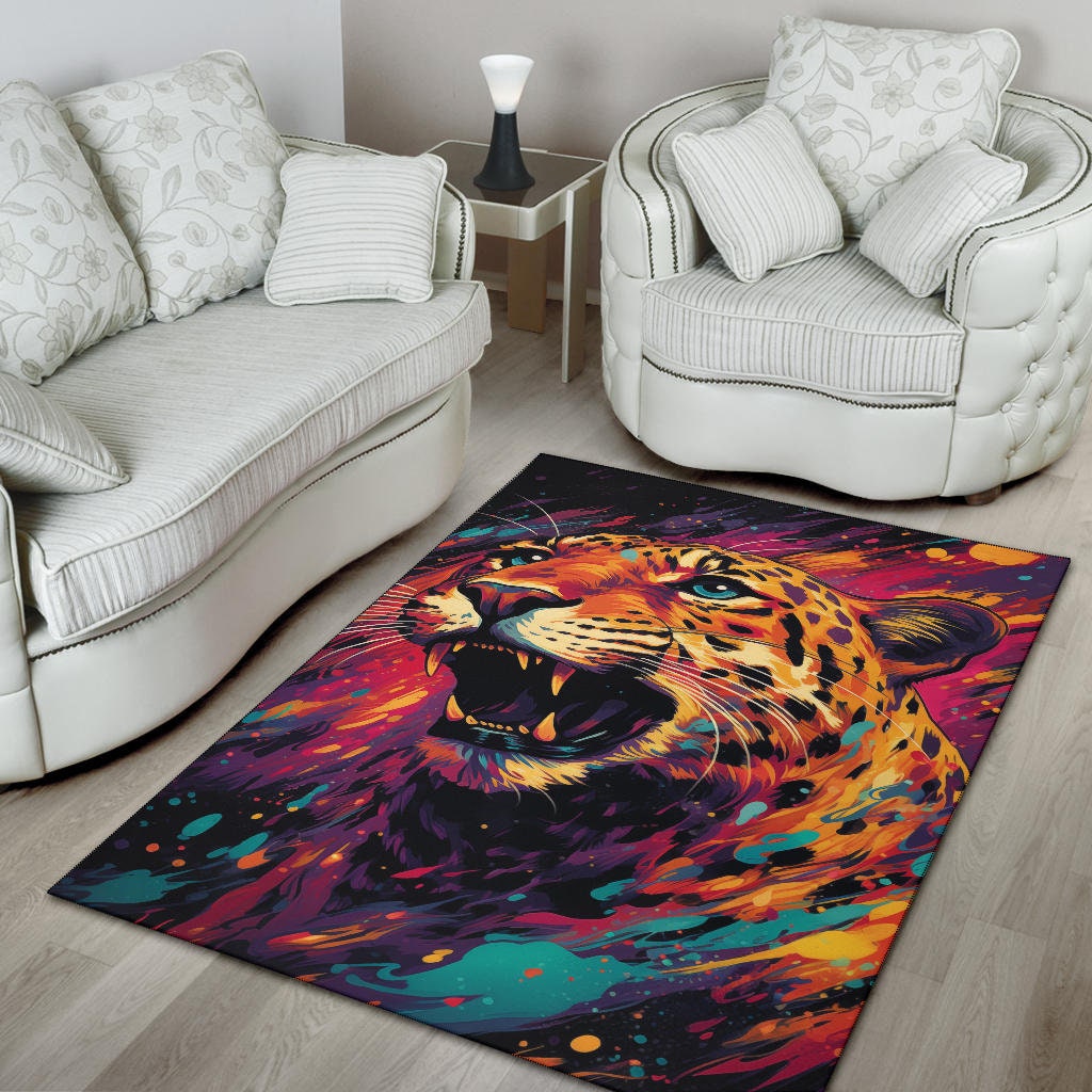 Cheetah Rug, Cheetah Trippy Rug, Cheetah Gifts, Cheetah Decor - Etsy