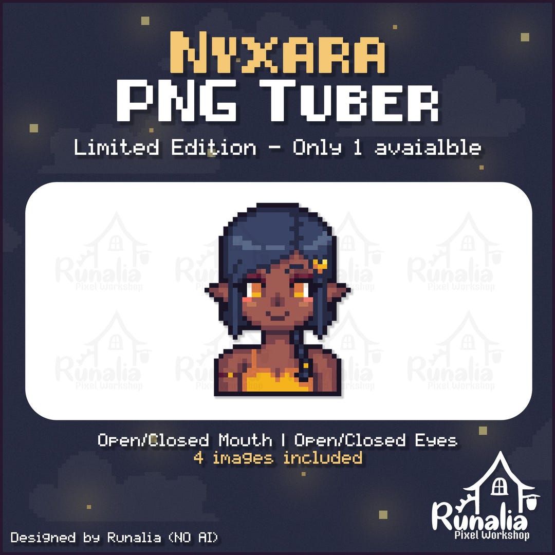 Exclusive PNG Tuber Nyxara | Digital Summon | Only 1 Available | Easy ...