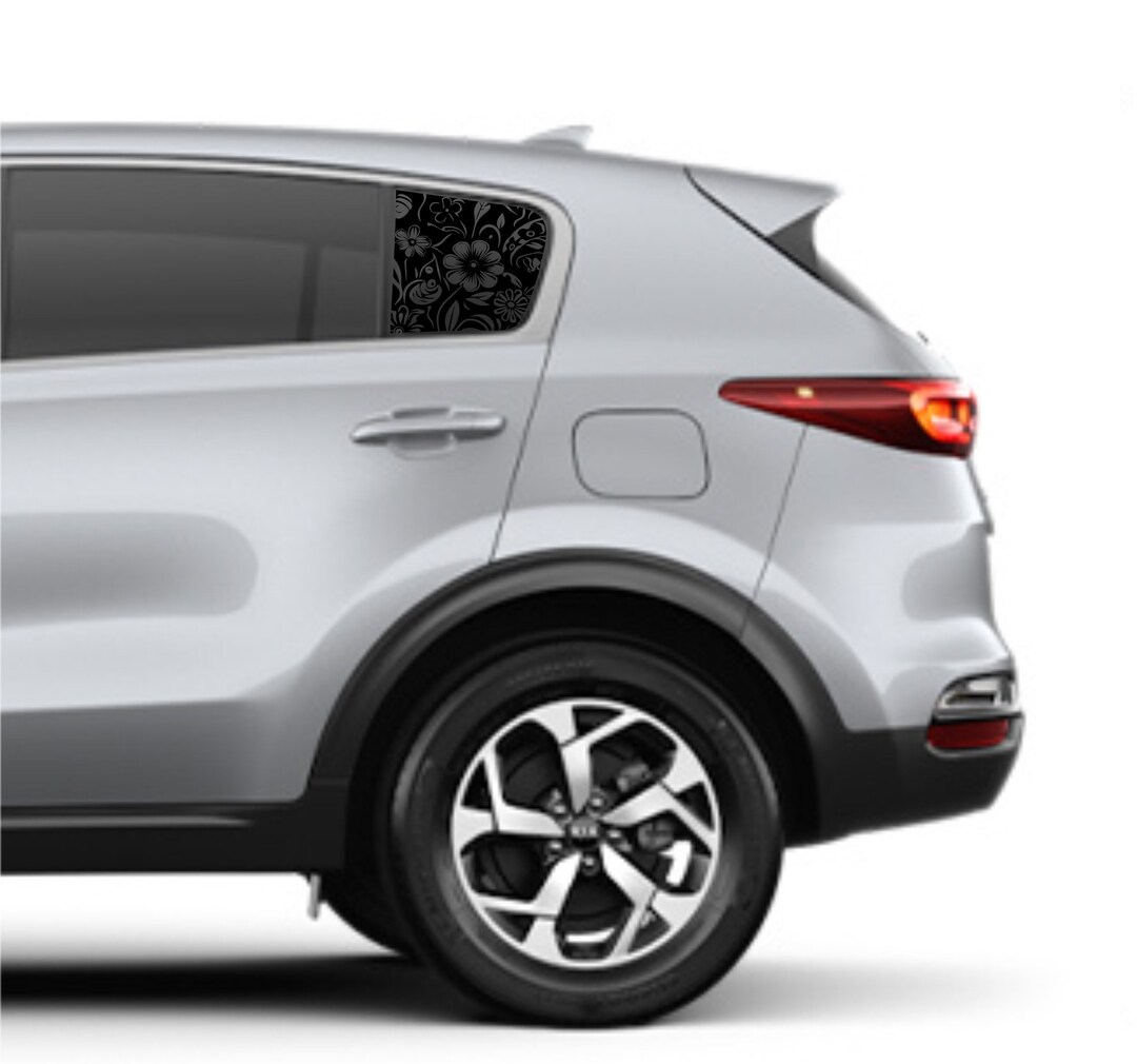 2017-2022 Kia Sportage Floral / Flower Print Window Decals - Etsy