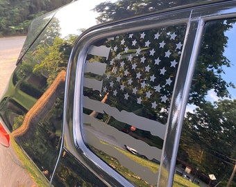 American Flag Side Window Decal - Etsy