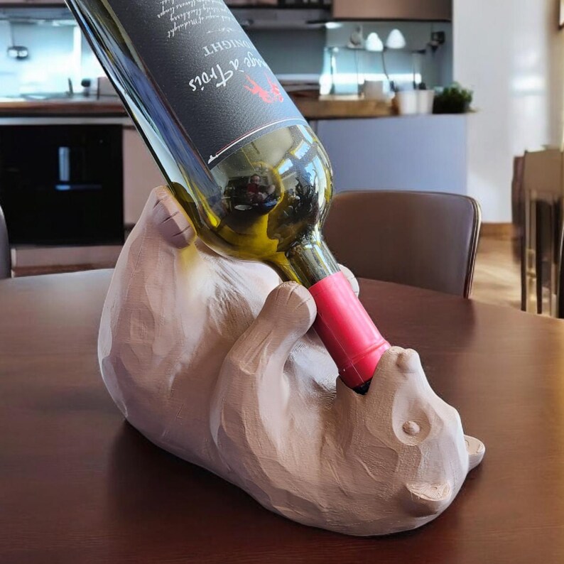 Bear Hug Wine Holder - Etsy