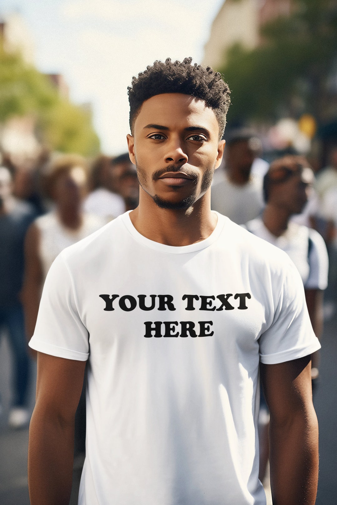 Custom Text T-shirt, Custom T-shirt, Custom Text T-shirt, Supima Cotton ...