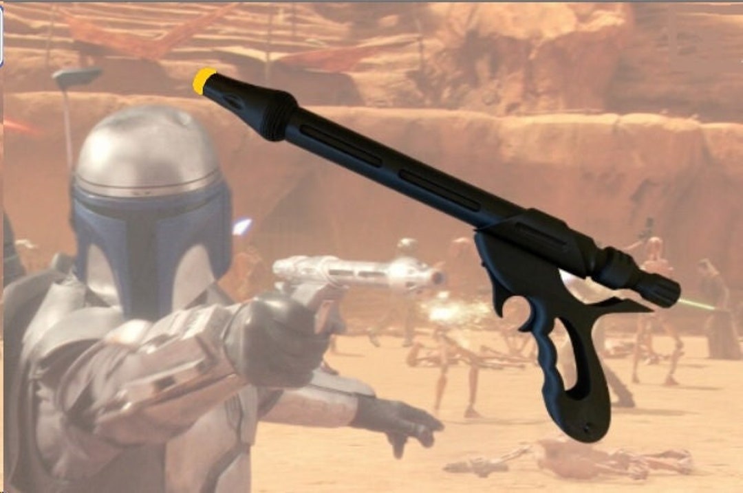 Jango Fett Westar 34 Blaster 3D Printed 1:1 Scale for Cosplay - Etsy