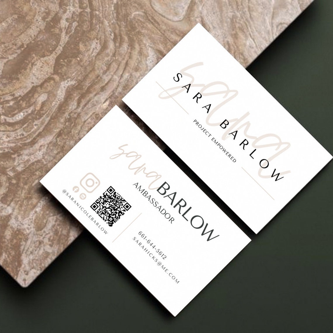 Business Card Template - Etsy