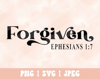 Ephesians 1 7 Svg - Etsy