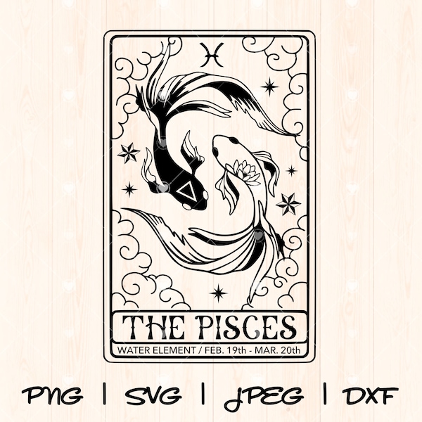 Pisces Girl Svg - Etsy