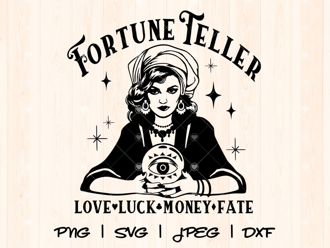 Fortune Teller Svg Png | Psychic Svg | Occult Svg | Mystical Crystal ...
