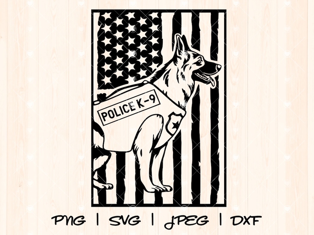 Police Officer Svg Law Enforcement Svg Png K-9 Unit Svg Png K-9 Officer ...