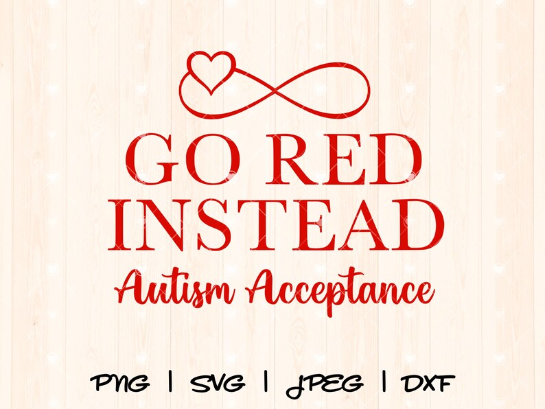 Autism Svg | Autism Png | Red Instead Svg | Red Autism Svg | Autism ...