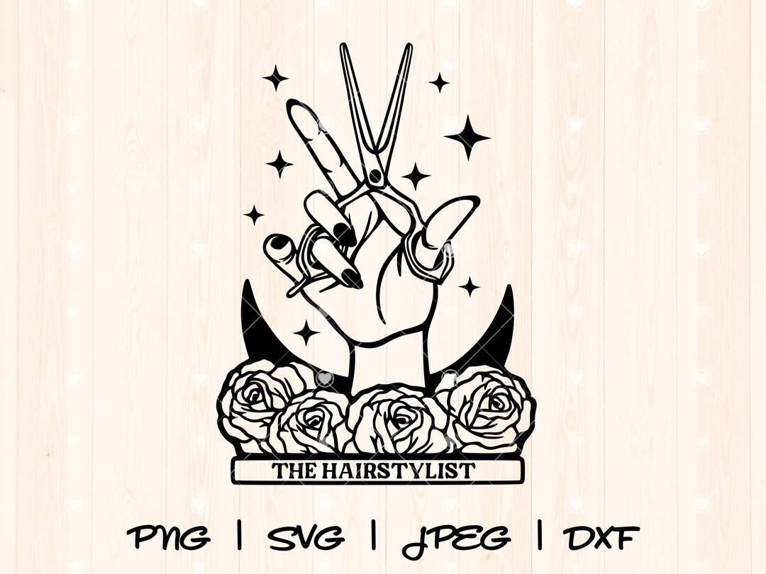 Hair Stylist Svg | Hair Dresser Svg | Hairdresser Svg | Beautician Svg ...