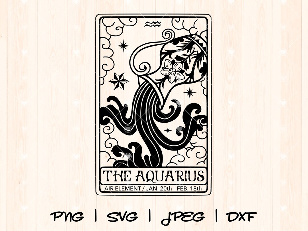 Aquarius Svg Png | Aquarius Season Svg | Aquarius Zodiac Svg | Aquarius ...