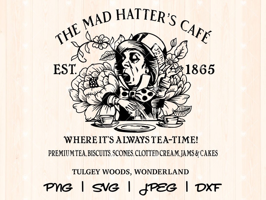 Alice in Wonderland Svg | Alice in Wonderland Png | Alice Png | Mad ...