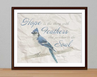 Blue Jay Poem - Etsy