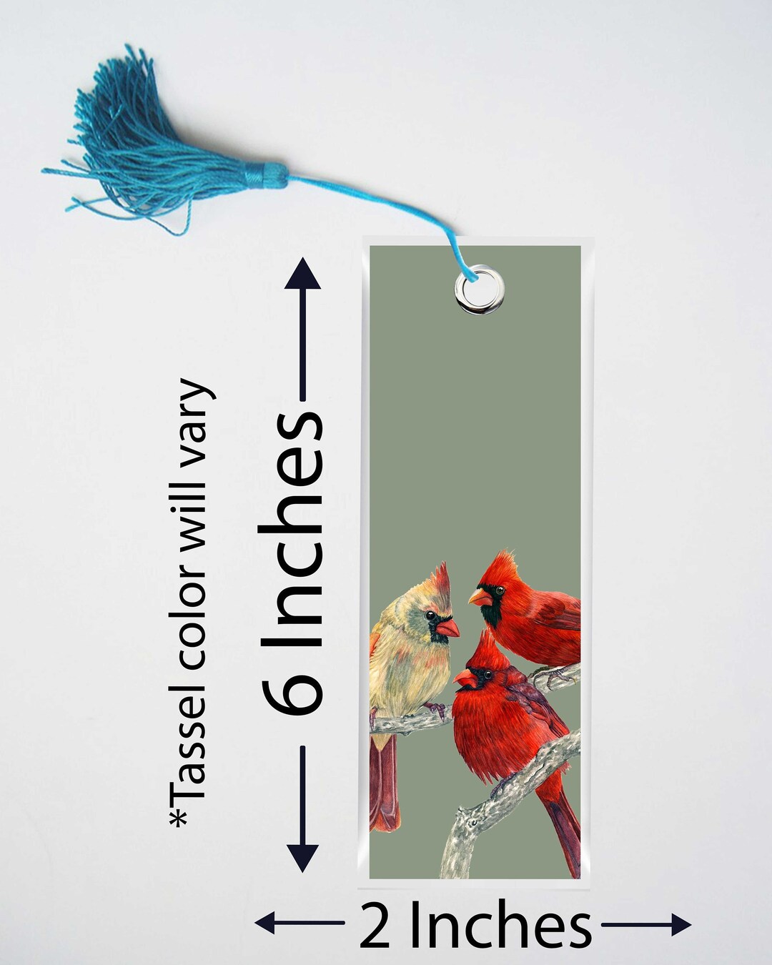 Cardinal Bookmark Cardinal Birds Three Cardinals Memorial Cardinal Pair Bird Lover Gifts Bird ...