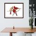 Three Cardinal Birds Realistic Watercolor Art Print. Male Cardinals and ...