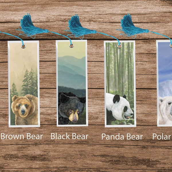 Panda Bookmark - Etsy