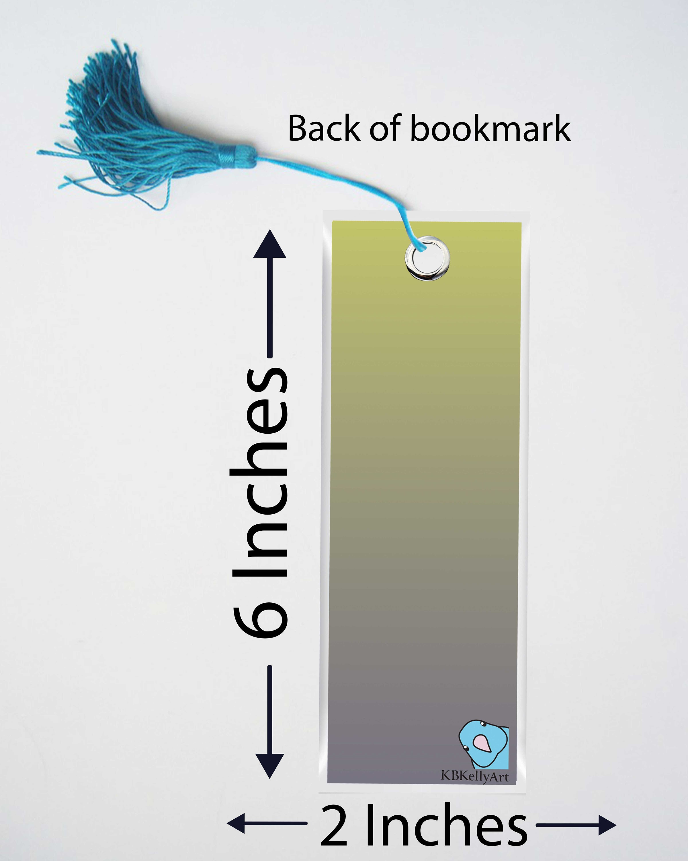 Yellow Cockatiel Bookmark. Pet Bird Bookmark. Laminated Bookmark With ...