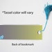 Yellow Cockatiel Bookmark. Pet Bird Bookmark. Laminated Bookmark With ...