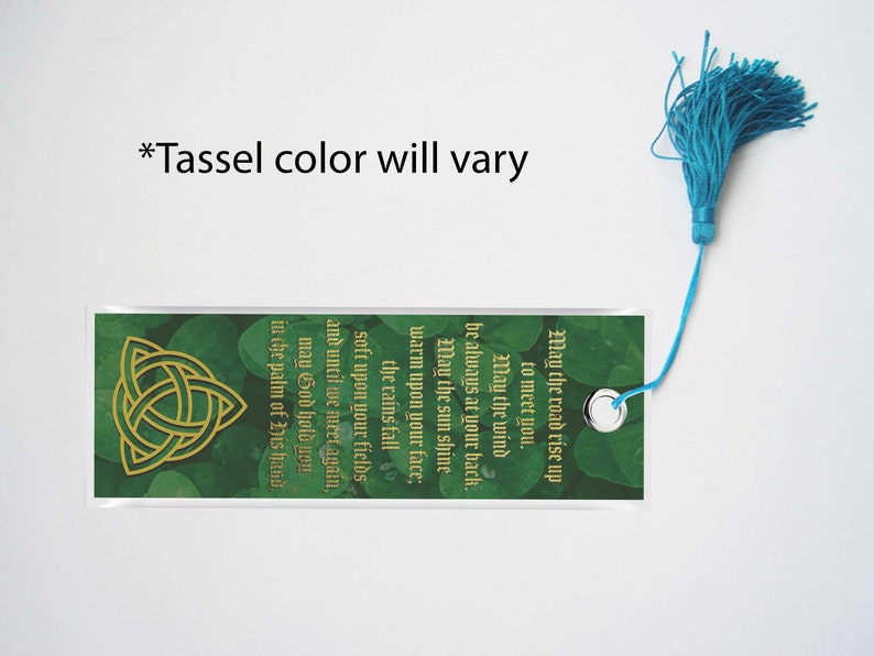 Old Irish Blessing Bookmark, Celtic Knot Bookmark, Lucky Irish ...