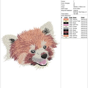 Cute Panda Machine Embroidery Design, Digital Animal Embroidery Design ...