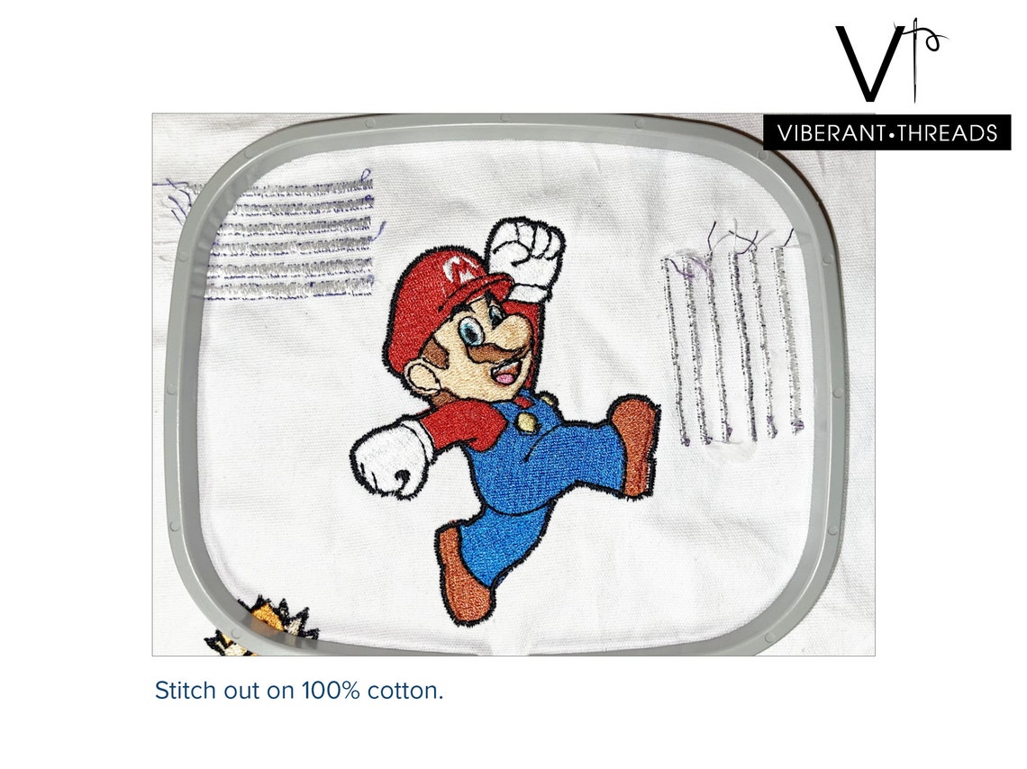 Mario Machine Embroidery Design File, Super Mario Embroidery, Mario ...