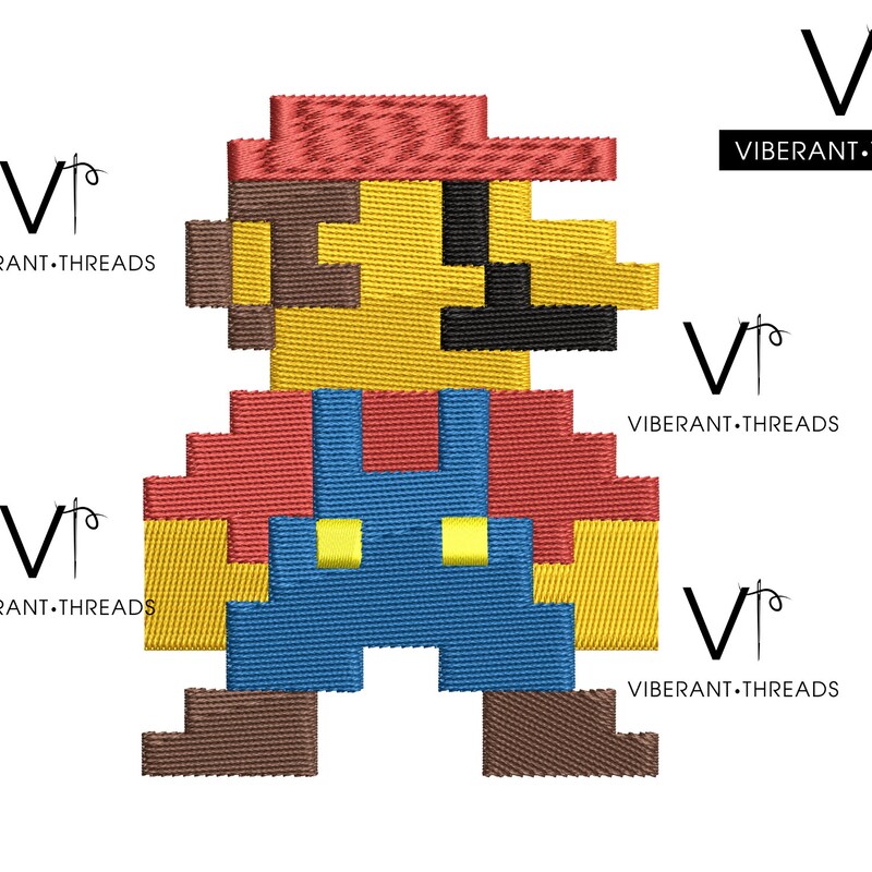 8 Bit Mario - Etsy