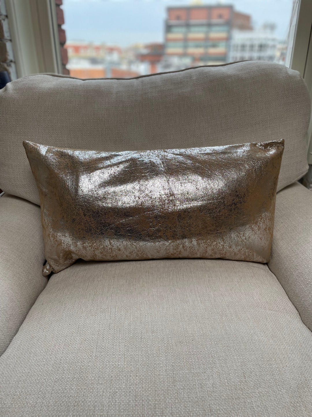 Cracked Metallic Silver Pillow Covers - Etsy