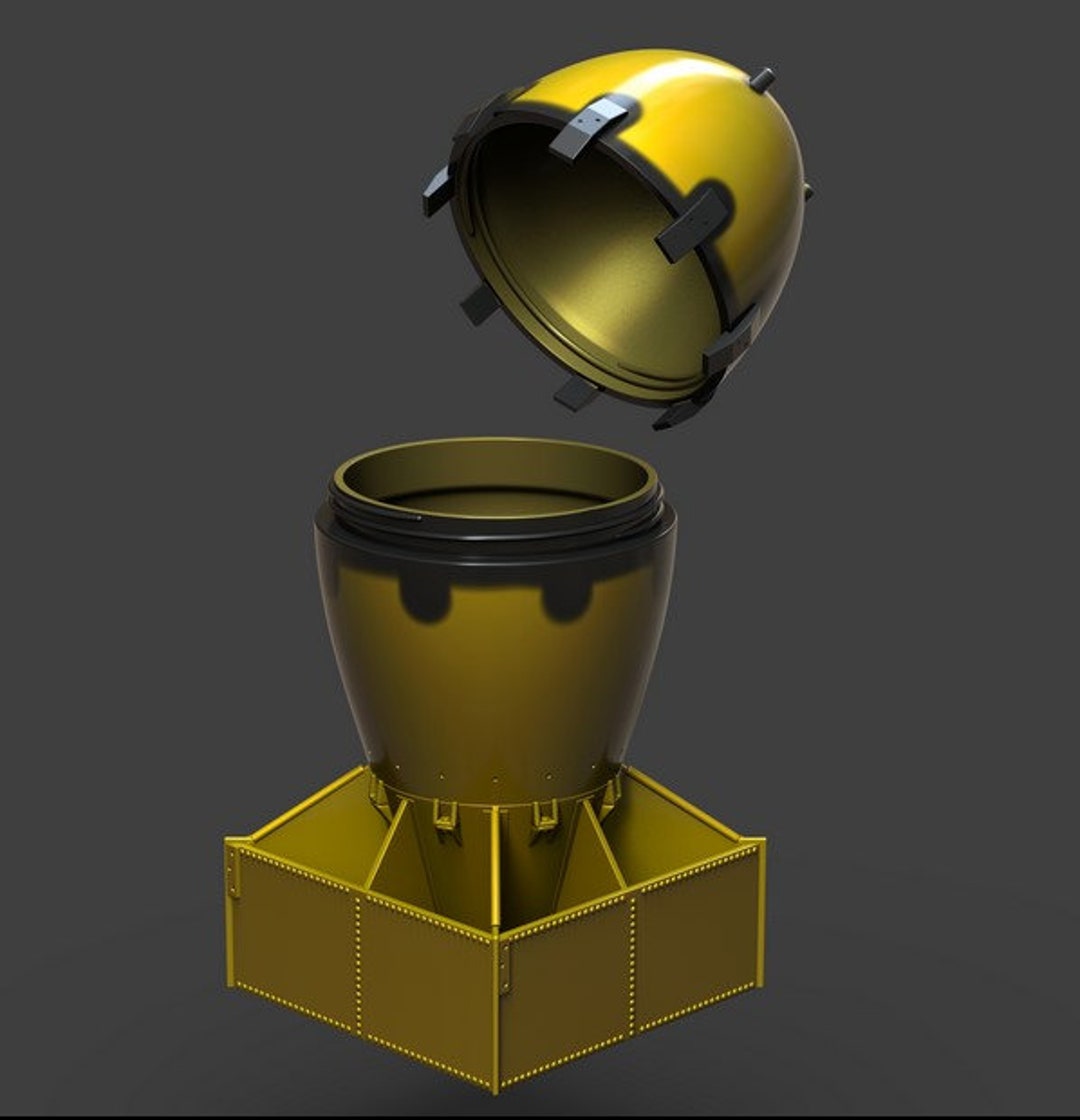Oppenheimer Atom Bomb Container 3D Printed - Etsy