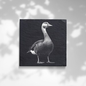 Goose Laser Engraving Png, Slate Coaster Engraved, CNC Projects, CNC ...