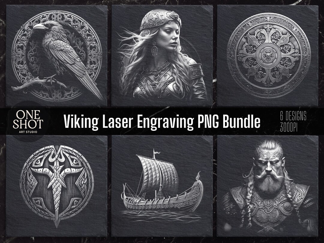 Vikings Laser Engraving Png, Slate Coaster Engraved, CNC Projects, CNC ...