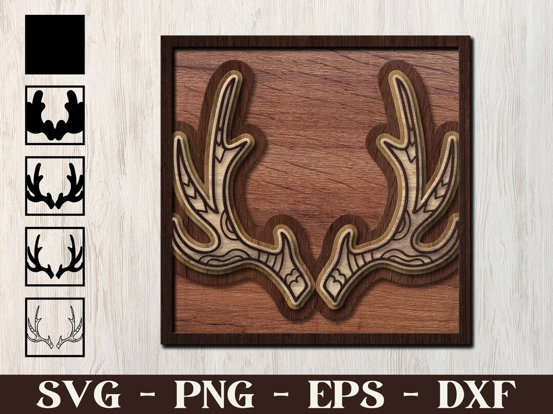 Deer Laser Cut File, Cnc Laser Cut Files, Glowforge Laser Cut File ...