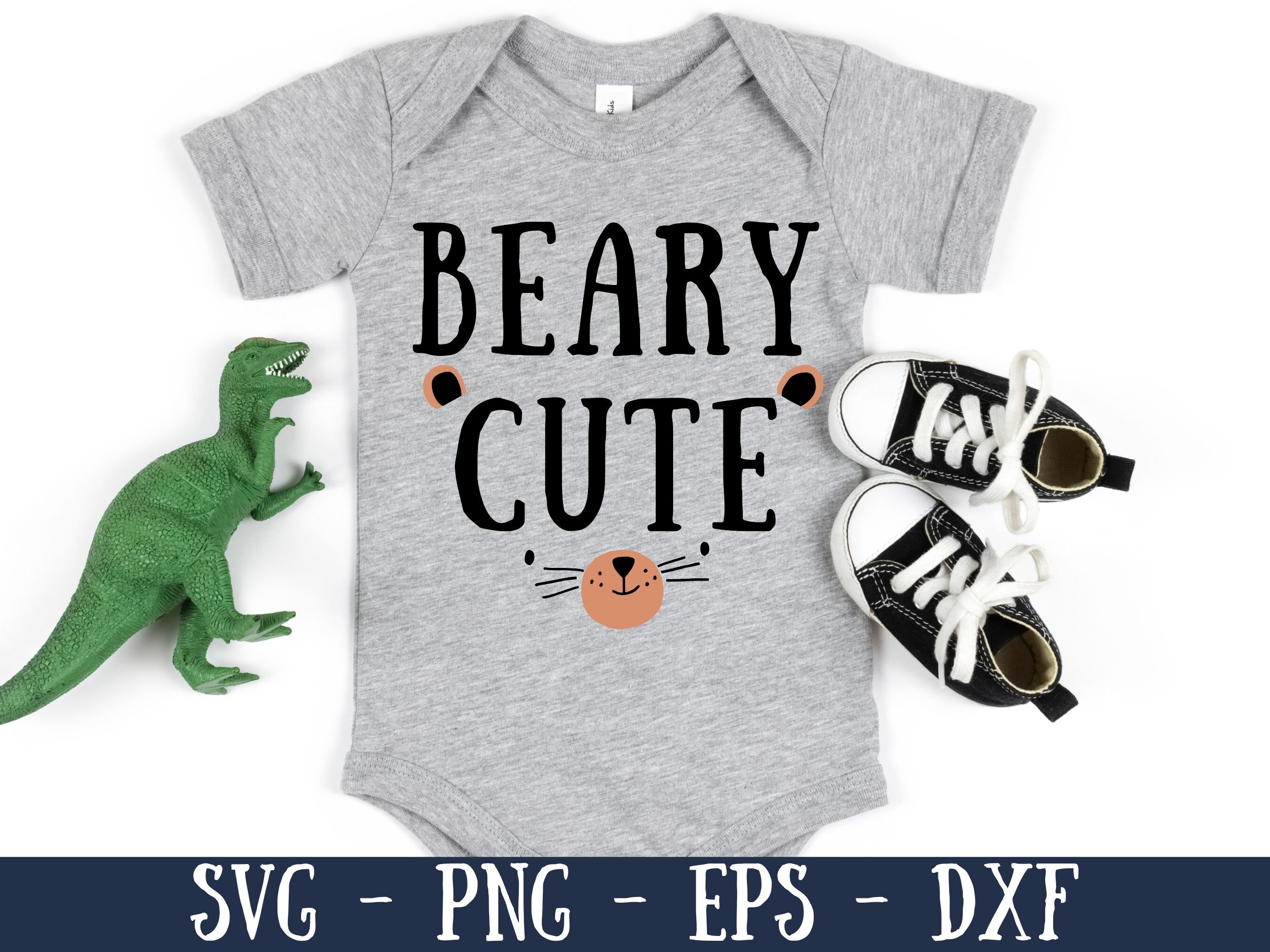 Beary Cute Svg Baby Onesie Svg Newborn Cut Files for Cricut - Etsy