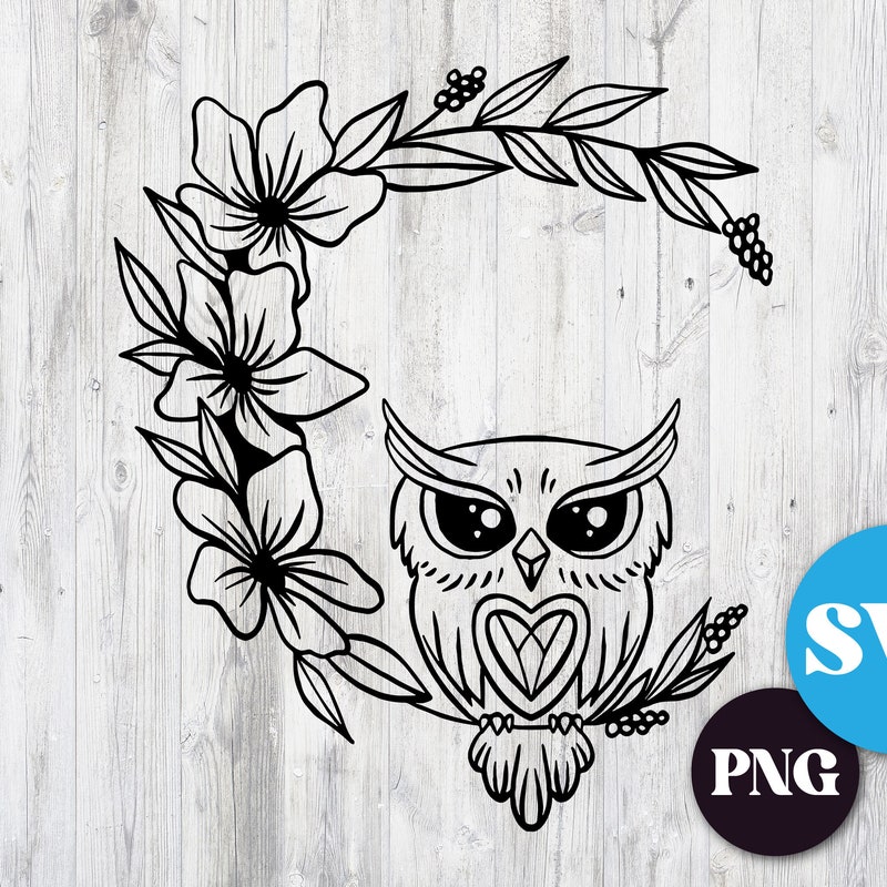 Owl Svg - Etsy