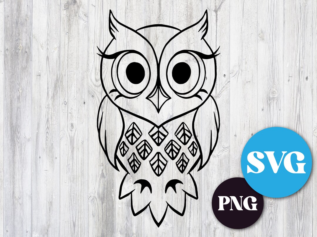Búho svg png, Búho vector, Búho lindo svg, Búho bebé svg - Etsy México