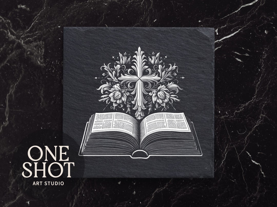 Holy Bible Laser Engraving Png, Slate Coaster Engraved, CNC Projects ...