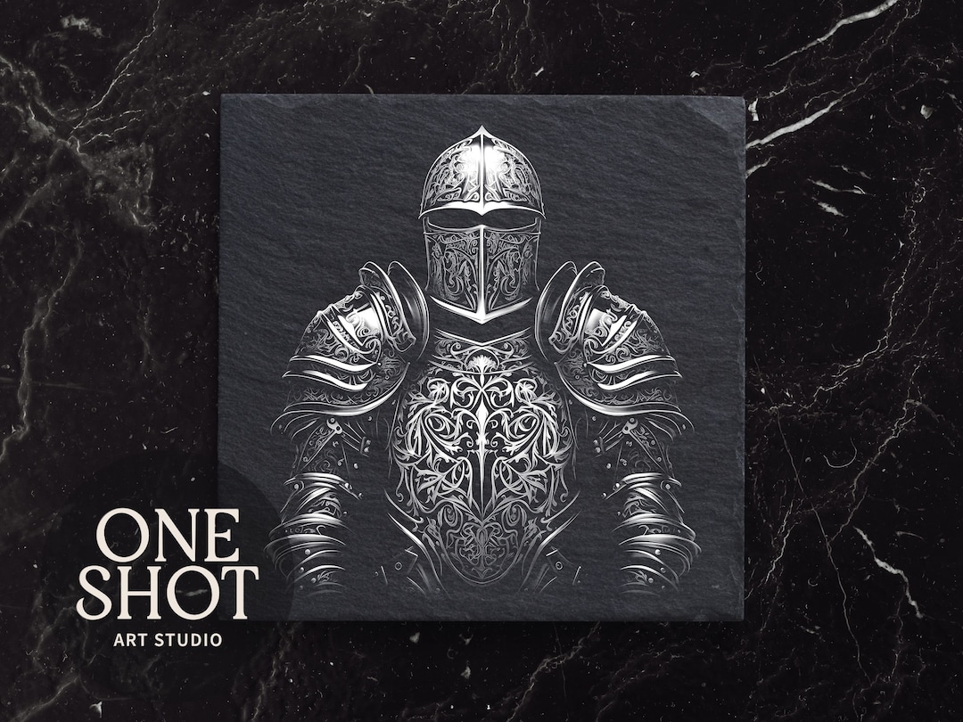 Knight Laser Engraving Png Bundle, Slate Coaster Engraved, CNC Projects ...