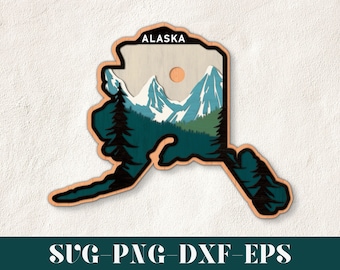 Alaska Svg Alaska Png Alaska Svg for Cricut Alaska Png for - Etsy