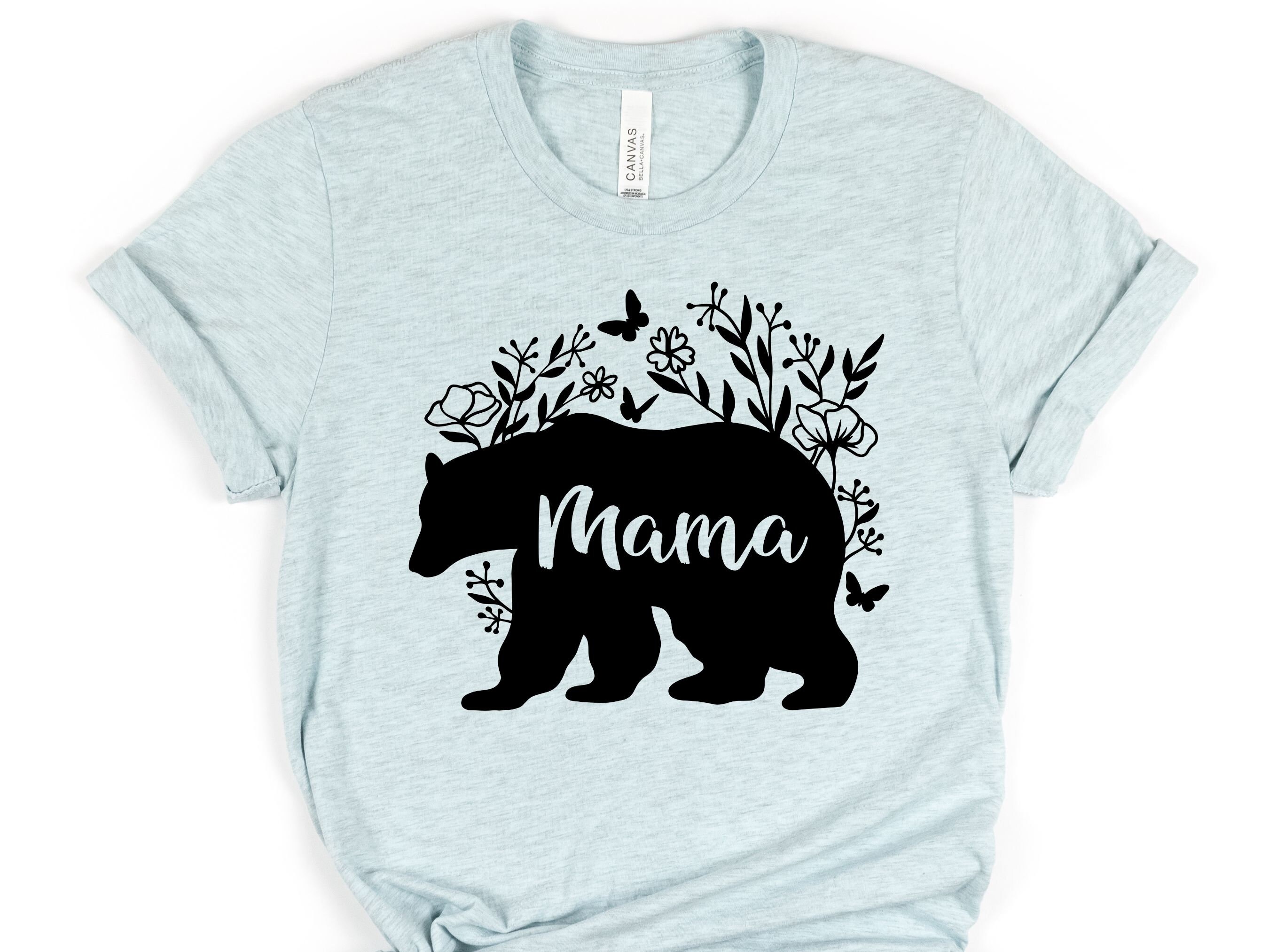 Mama Bear Svg Mother's Day Cut File for Cricut Flower - Etsy Denmark