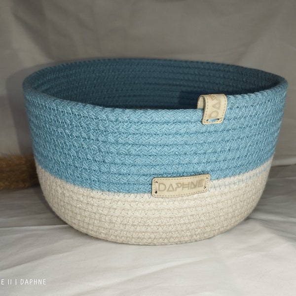 Handmade Rope Basket - Etsy