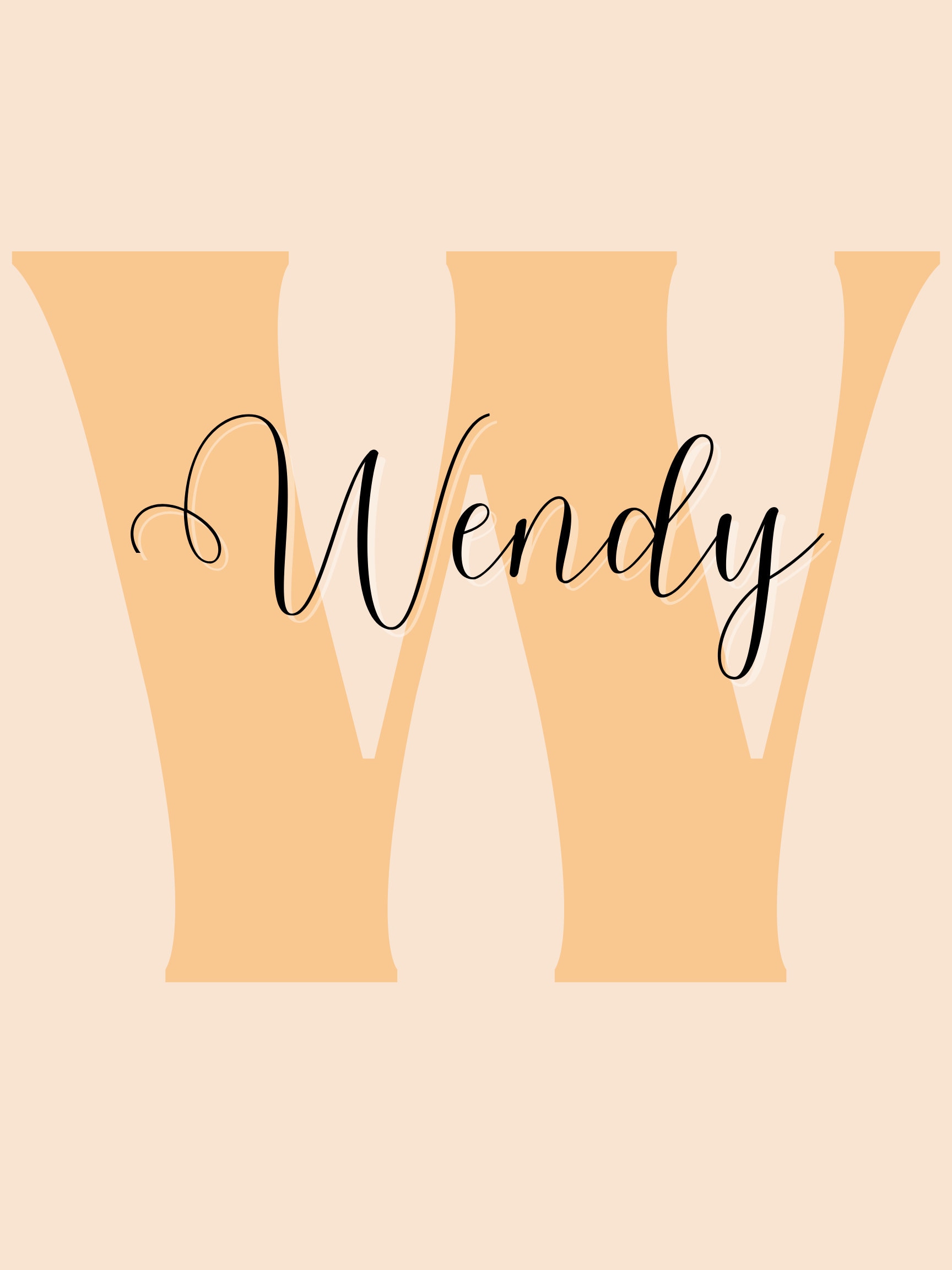 Custom Initial Name Printable Poster - Etsy