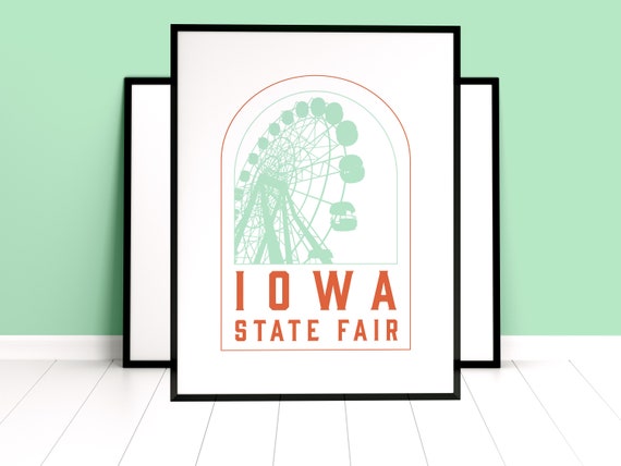 Iowa State Fair Poster - Etsy