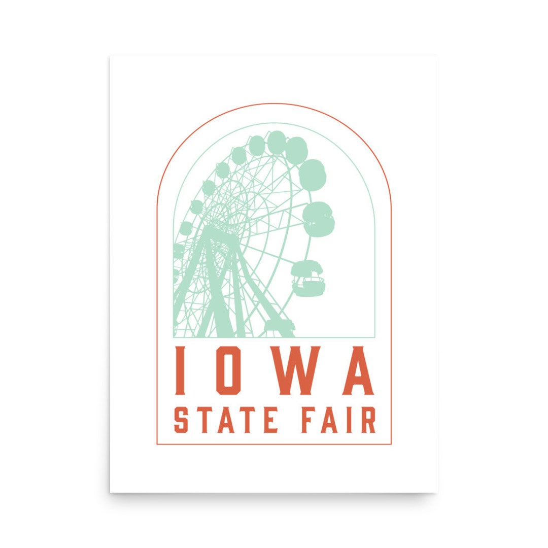 Iowa State Fair Poster - Etsy