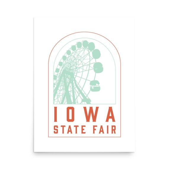 Iowa State Fair Poster - Etsy