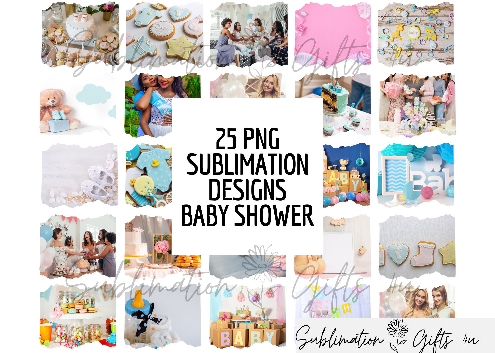 Sublimation Baby Shower Backsplash Designs Mom to Be - Etsy