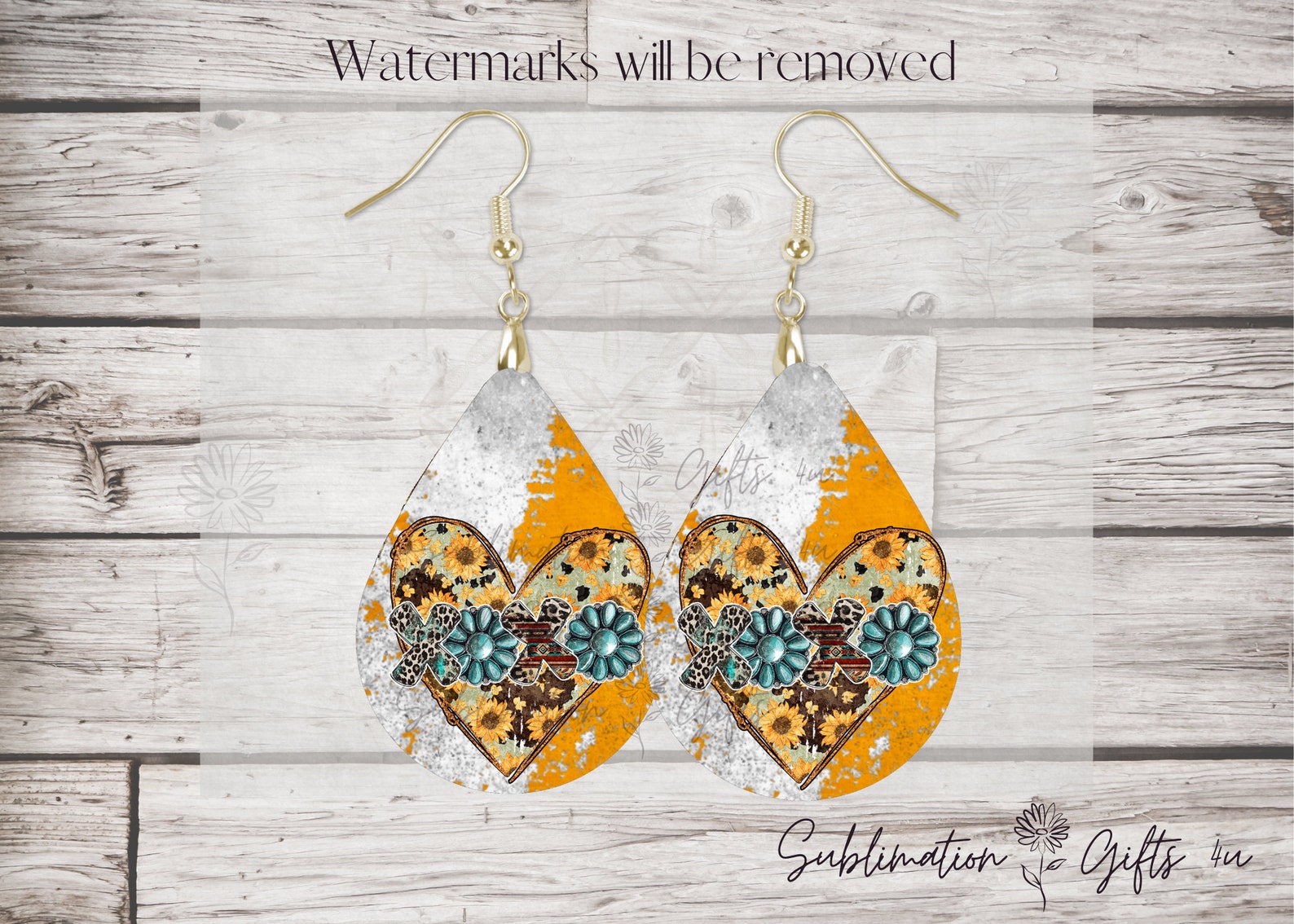 Western Earring Png Southern Earring Template Teardrop - Etsy
